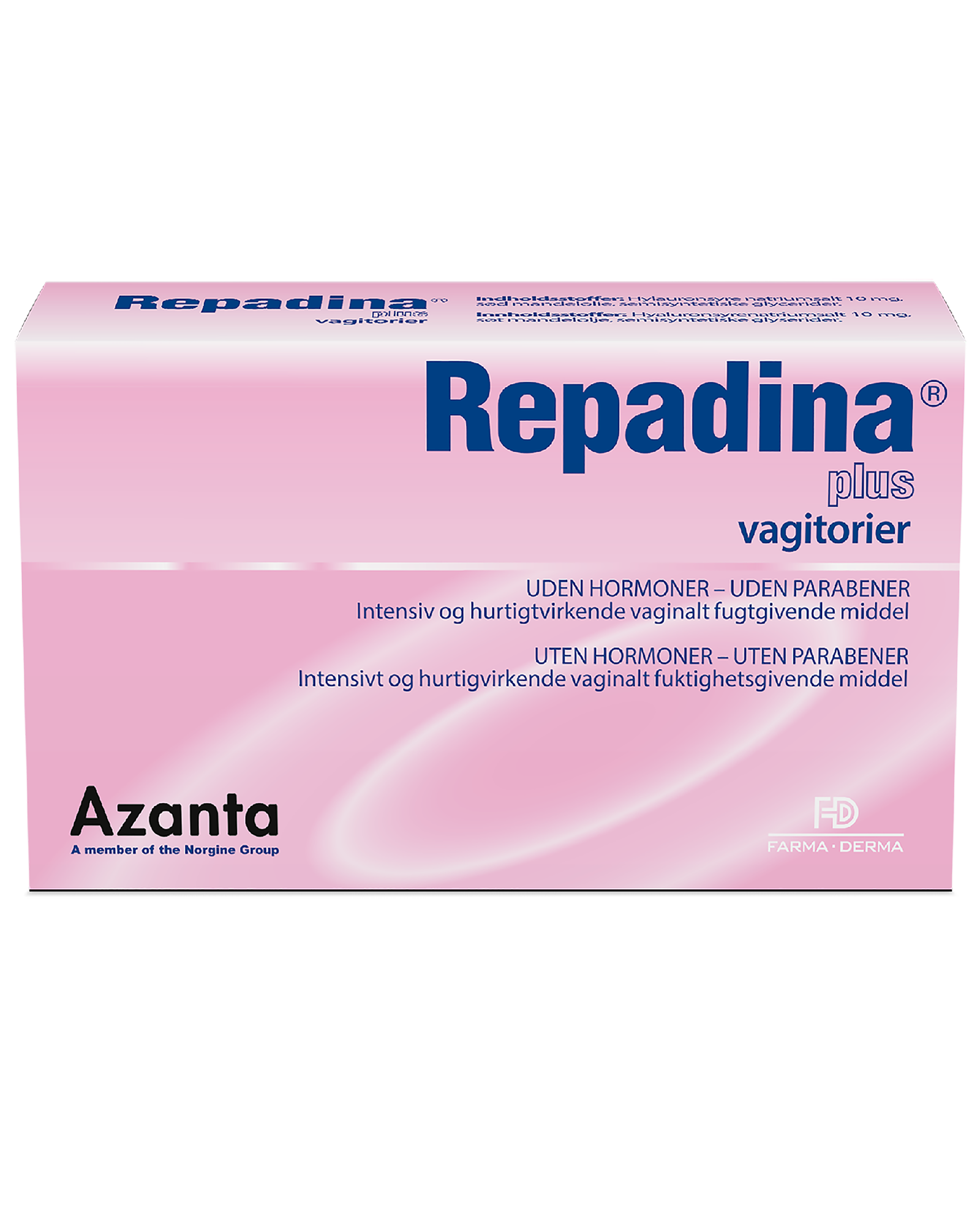 Repadina plus 10 mg vagitorier 10 stk - Apotek 1