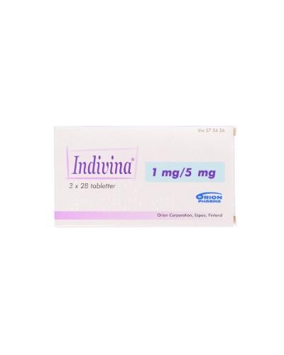 Indivina Tablett 1 mg/5 mg 3x28 stk - Apotek 1