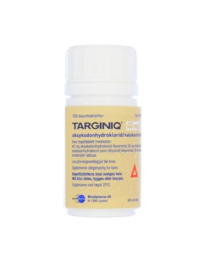 Targiniq Depottablett 40 mg/20 mg 100 stk - Apotek 1