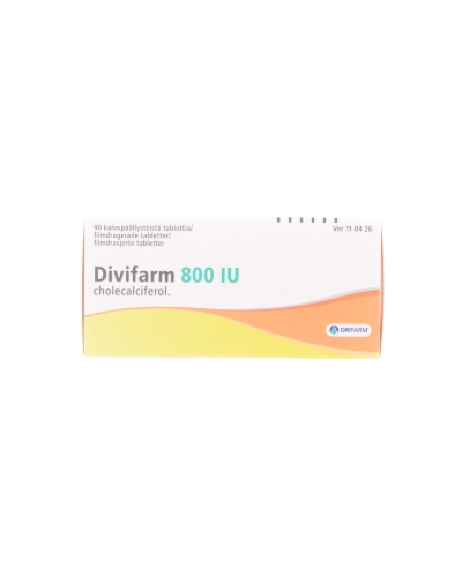 Divifarm 800 IU tabletter 90 stk - Apotek 1