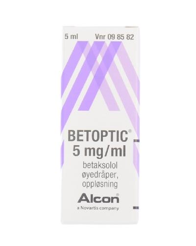 Betoptic Øyedråper, oppløsning 5 mg/ml 5 ml - Apotek 1