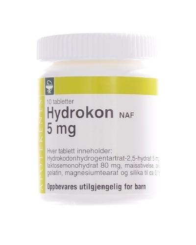 Hydrokon NAF tab 5mg 10 stk - Apotek 1
