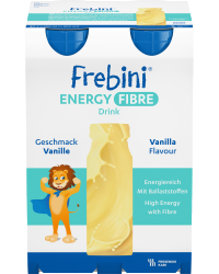 Frebini energy fibre drink vanilje 4x200 ml - Apotek 1