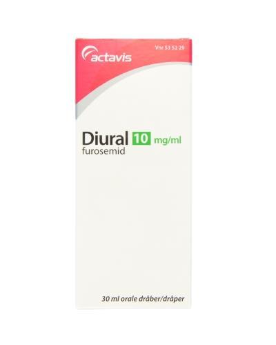 Diural Dråper, oppløsning 10 mg/ml 30 ml - Apotek 1
