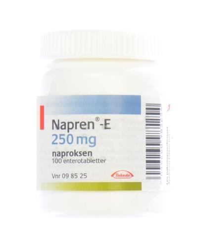 Napren-E 250 mg enterotabletter 100 stk - Apotek 1