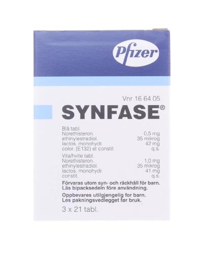 Synfase Tablett 3x21 stk - Apotek 1