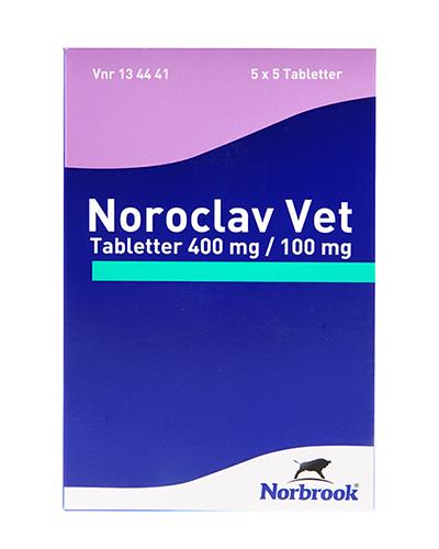Noroclav vet tab 400/100mg 25 ENPAC - Apotek 1