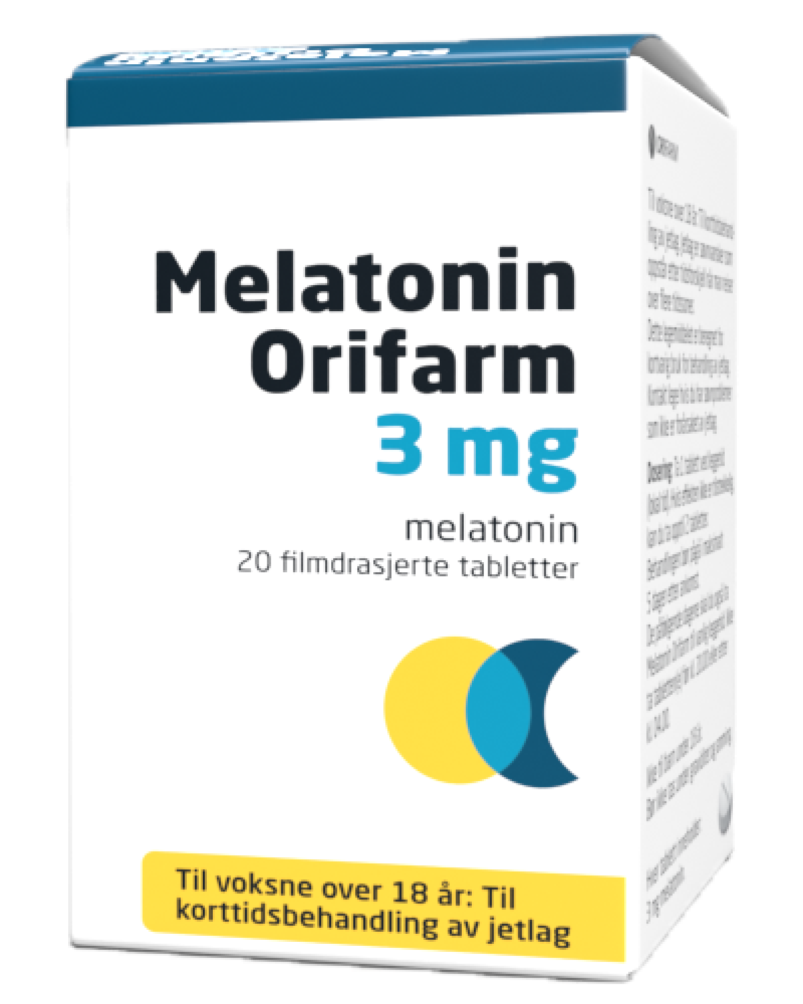 Melatonin Orifarm 3 Mg Tabletter 20 Stk Apotek 1
