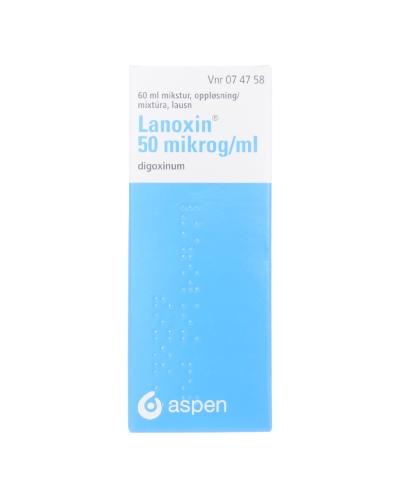 Lanoxin Mikstur, oppløsning 50 mikrog/ml 60ml - Apotek 1