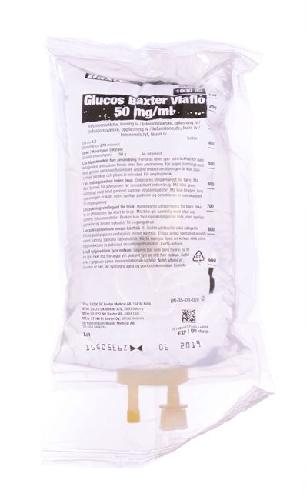 Glucos Baxter Viaflo Infusjonsvæske, oppløsning 50 mg/ml 10x1000 ml ...