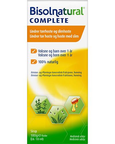 Bisolnatural Complete hostesirup 133 ml - Apotek 1