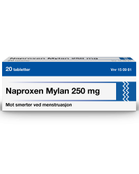 Naproxen 250 mg tabletter 20 stk - Apotek 1