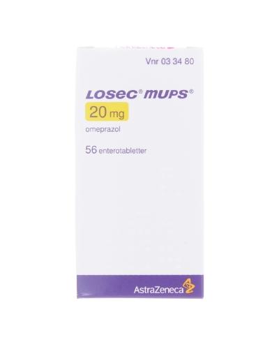 Losec MUPS Enterotablett 20 mg 56 stk - Apotek 1