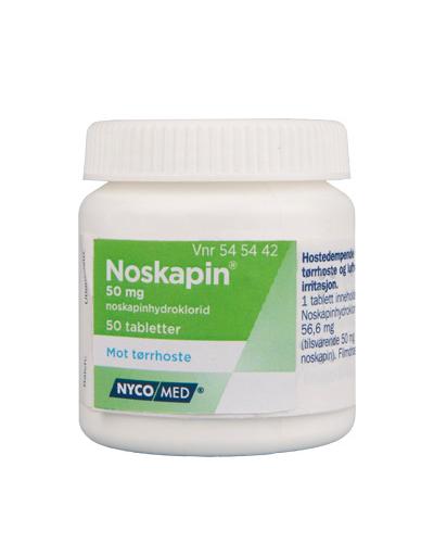 Noskapin 50 mg tabletter 50 stk - Apotek 1