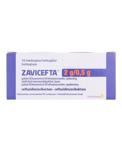 Zavicefta 2 g/0,5 g pulver til konsentrat til infusjonsvæske ...
