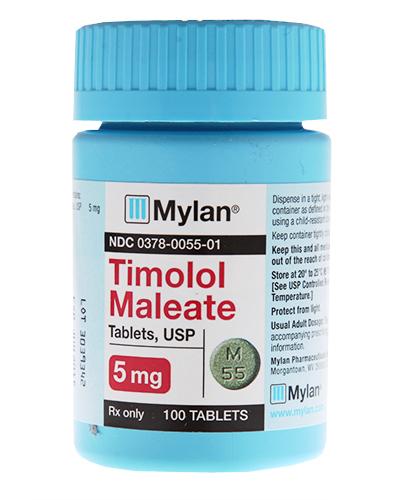 Timolol maleate mylan 5mg tabletter 100stk - Apotek 1