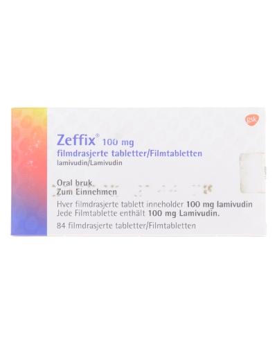 Zeffix Tablett, filmdrasjert 100 mg 84 stk - Apotek 1