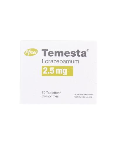 Temesta 2,5mg tabletter 50stk - Apotek 1