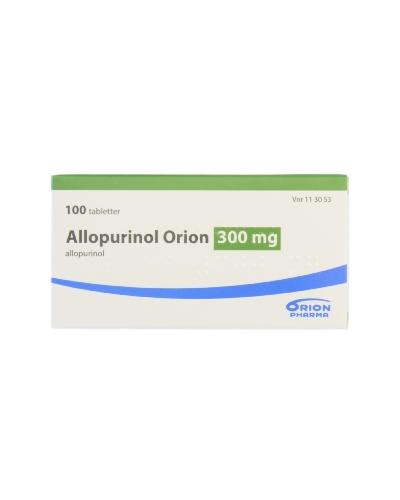 Allopurinol Orion 300 mg tabletter 100 stk - Apotek 1