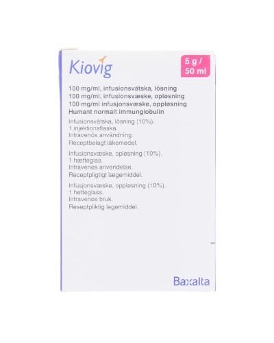 Kiovig Infusjonsvæske, oppløsning 100 mg/ml 1x50 ml - Apotek 1