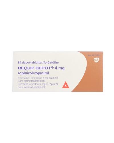 Requip Depot Depottablett 4 mg 84 stk - Apotek 1