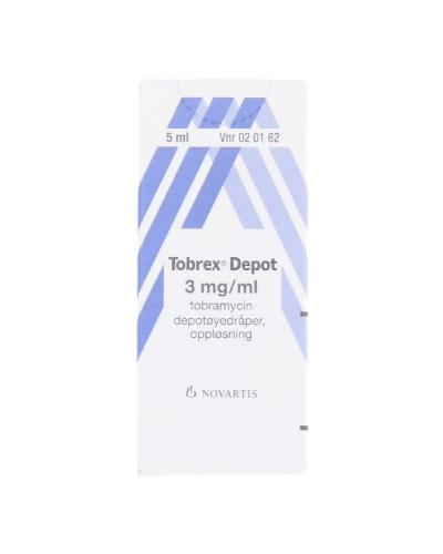 Tobrex Depot Depotøyedråper, oppløsning 3 mg/ml 5ml - Apotek 1