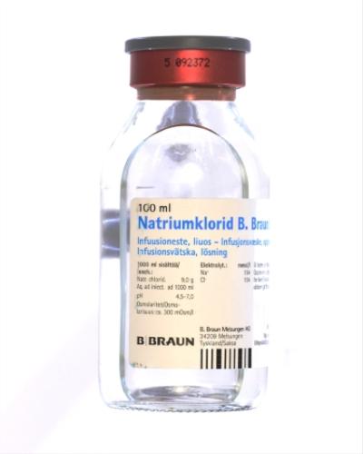 Natriumklorid B. Braun Infusjonsvæske, oppløsning 9 mg/ml 20x100 ml ...