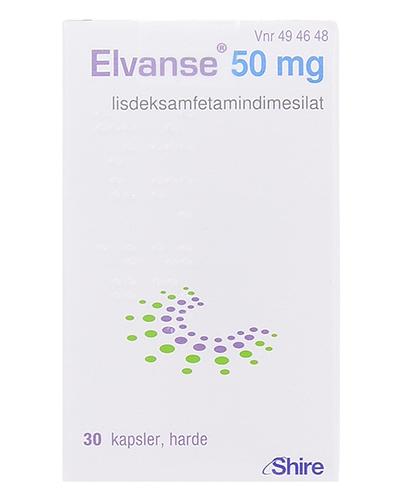 Elvanse Kapsel, hard 50 mg 30 stk - Apotek 1