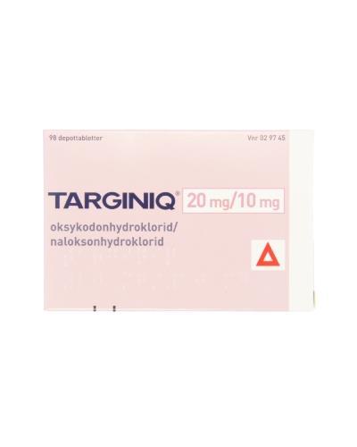 Targiniq Depottablett 20 mg/10 mg 98 stk - Apotek 1