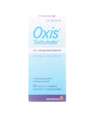 Oxis Turbuhaler Inhalasjonspulver 4,5 mikrog/dose 60 doser - Apotek 1