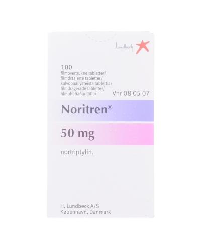 Noritren Tablett, filmdrasjert 50 mg 100 stk - Apotek 1
