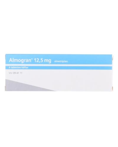 Almogran Tablett, filmdrasjert 12,5 mg 6 stk - Apotek 1