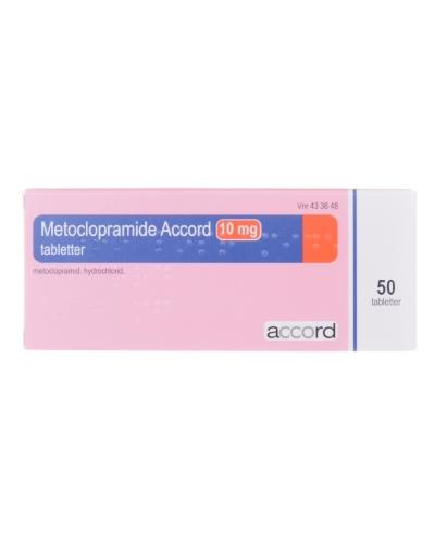 Metoclopramide Accord 10 mg tabletter 50 stk - Apotek 1