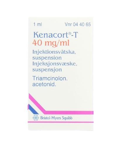 Kenacort-T 40 mg/ml injeksjonsvæske, suspensjon hetteglass 1 ml - Apotek 1
