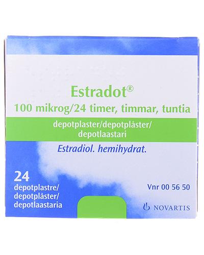 Estradot Depotplaster 100 mikrog/24 timer 24 stk - Apotek 1