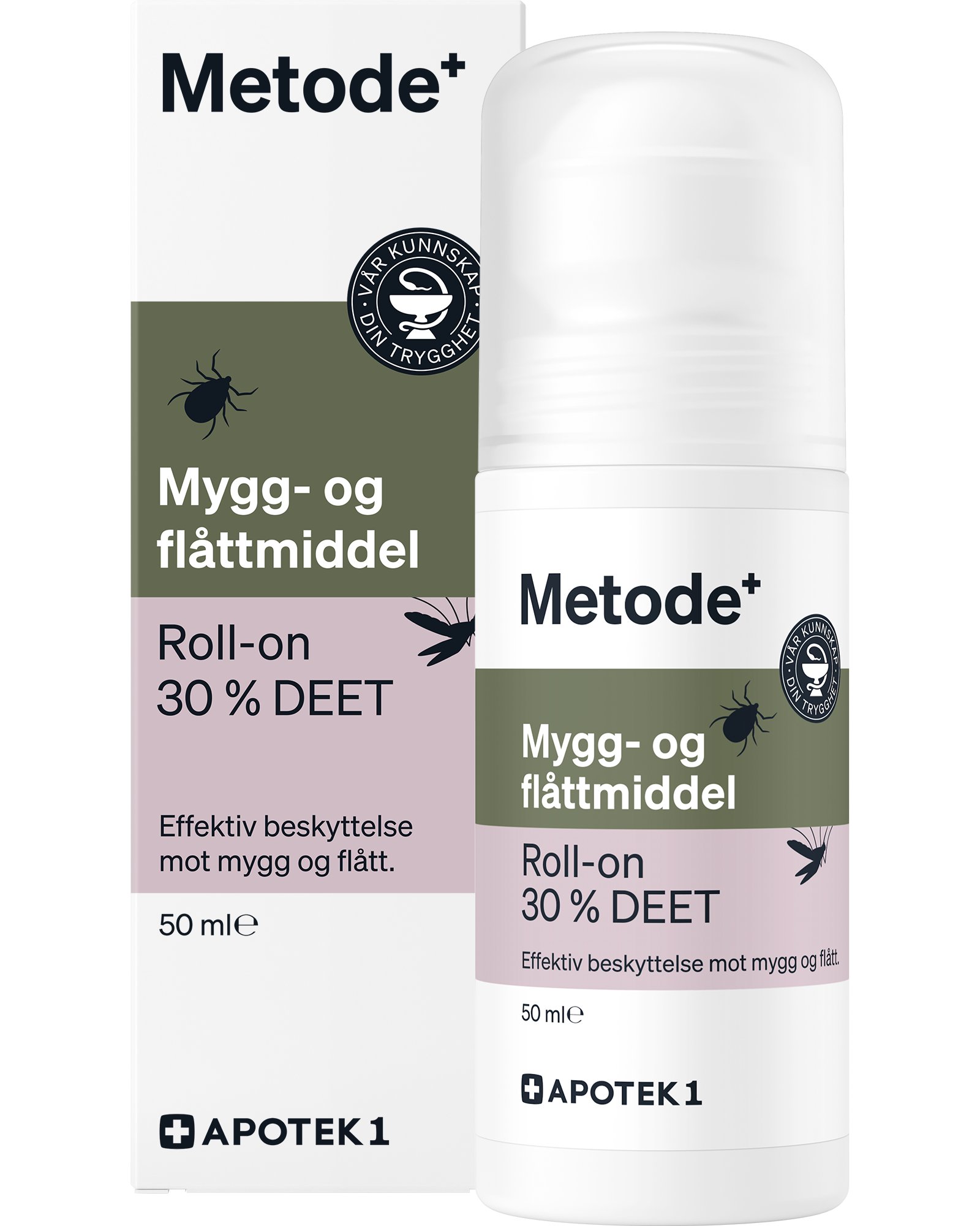 Metode mygg roll-on 30% DEET 50 ml - Apotek 1