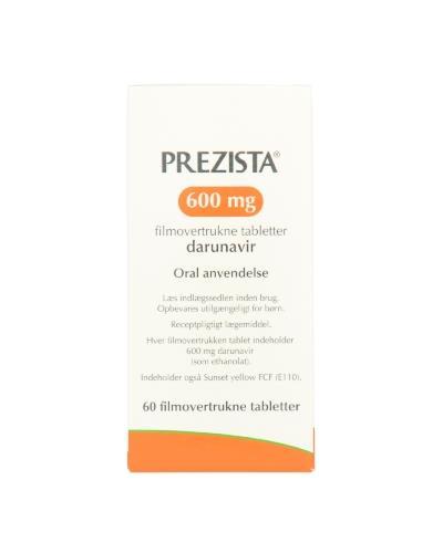 Prezista Tablett, filmdrasjert 600 mg 60 stk - Apotek 1