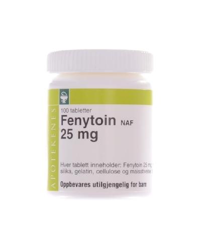 Fenytoin NAF tab 25mg 100 stk - Apotek 1