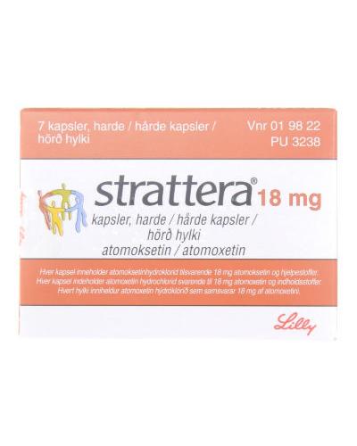 Strattera Kapsel, hard 18 mg 7stk - Apotek 1