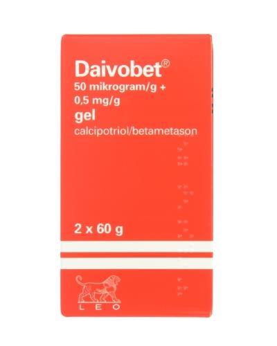 Daivobet Gel 50 mikrog/g/0,5 mg/g 2x60 g - Apotek 1