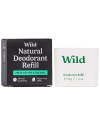 Wild Deo Herre Fresh Cotton & Sea Salt refill 40 g - Apotek 1