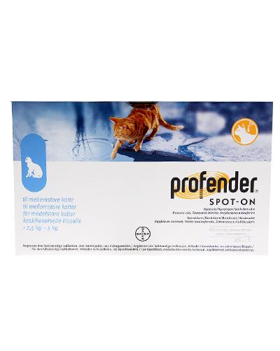 Profender vet katt >2,5-5kg 40x0,7 ML - Apotek 1