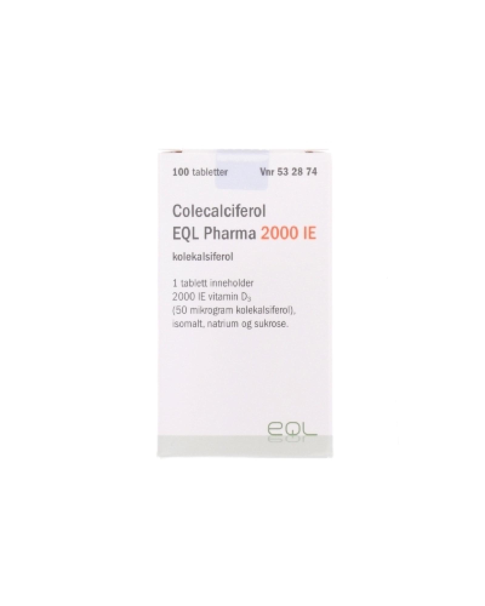 Colecalciferol eql tab 2000 IE - Apotek 1