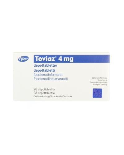 Toviaz Depottablett 4 mg 1x28 stk - Apotek 1