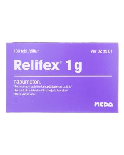 Relifex Tablett, filmdrasjert 1 g 100 stk - Apotek 1