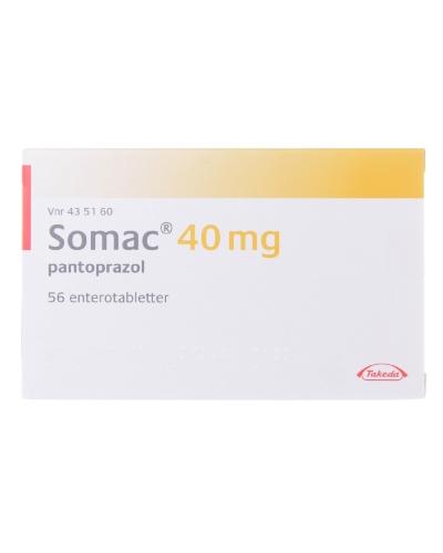 Somac 40 mg enterotabletter 56 stk - Apotek 1