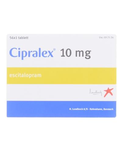 Cipralex Tablett, filmdrasjert 10 mg 56stk - Apotek 1