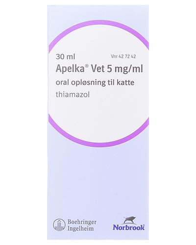 Apelka Vet 5 mg/ml mikstur, oppløsning til katter 30 ml - Apotek 1