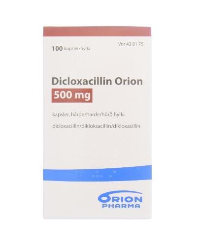 Dicloxacillin Orion Kapsel, hard 500 mg 100 stk - Apotek 1