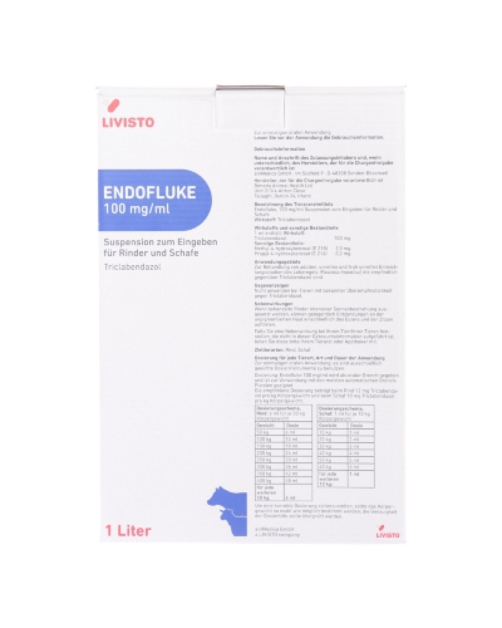 Endofluke 100mg/ml vet mikstur 1 liter - Apotek 1